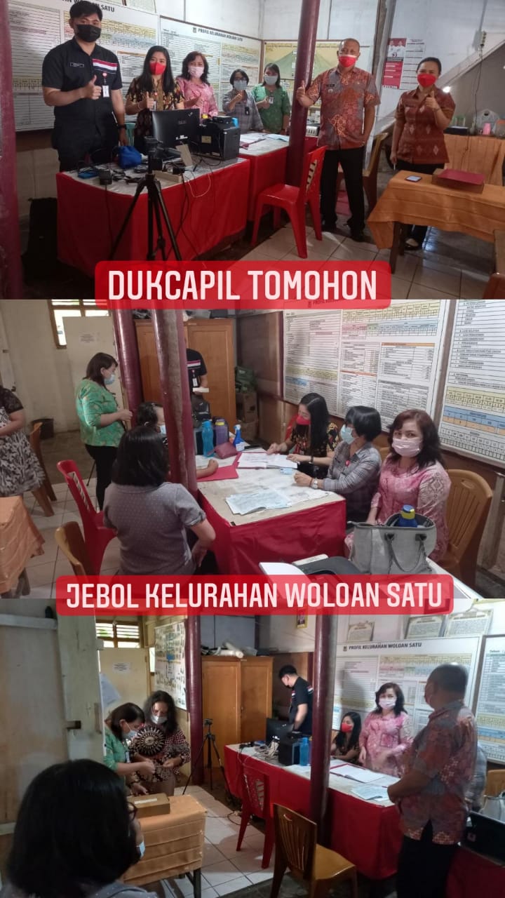 Pelayanan Jemput Bola di Kelurahan Woloan Satu – Disdukcapil Kota Tomohon